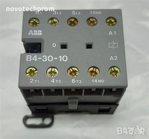 Контактор Abb B4 30 10 12А 24v~ в Други машини и части в гр Стара Загора Id13462672 Bazar Bg
