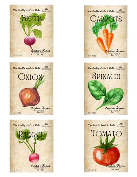 Seed Packets Vintage Artofit