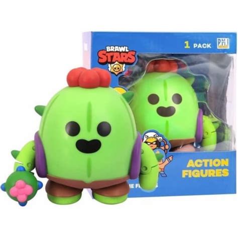 Brawl Stars Spike The Cactus Flower Fighter Plant Brawler Action Figure