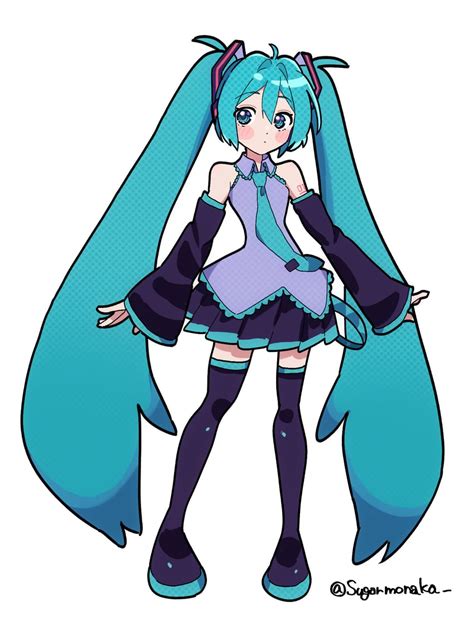 Hatsune Miku Vocaloid Drawn By Sugarmonaka Danbooru