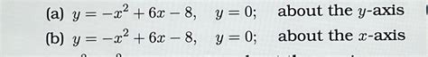 solved a y x2 6x 8 y 0 ﻿about the