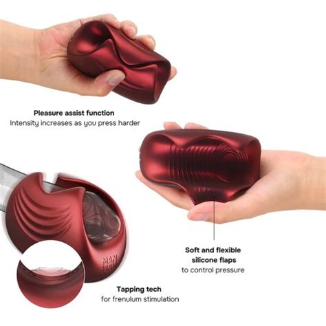 Manwan Sub One Vibrating Masturbator Red Sex Toys At Adult Empire