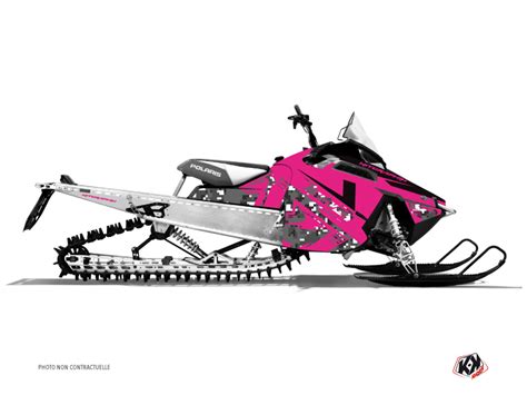 Polaris Rmk Snowmobile Digikamo Graphic Kit Pink Kutvek Kit Graphik