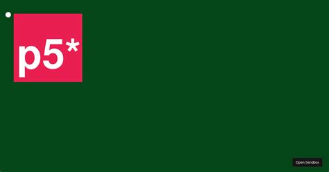 P5js Codesandbox