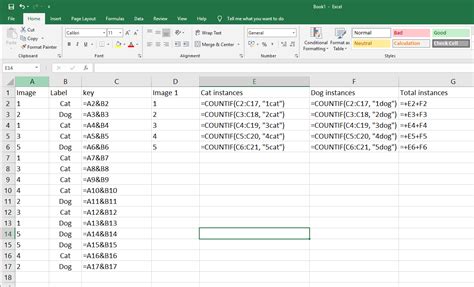 Microsoft Excel Counting Instances Across 2 Columns Super User