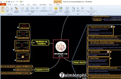 Mindmaple Lite Công Cụ Vẽ Sơ Đồ Tư Duy Đơn Giản Và Hiệu Quả