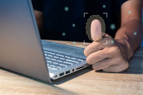 Biometric Authentication And Cybersecurity Framework Visualization