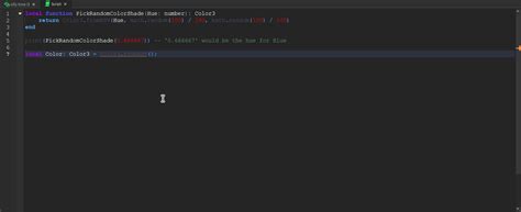 How Do I Generate Different Shades Of A Colour Scripting Support Developer Forum Roblox