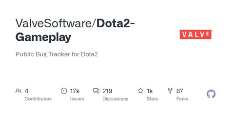Issues · Valvesoftwaredota2 Gameplay · Github