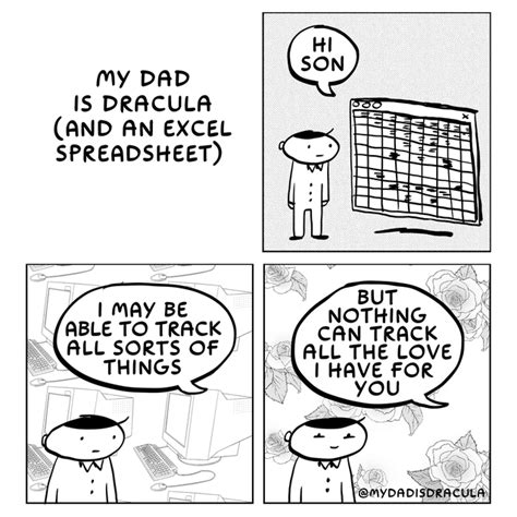 My Dad Is Dracula And An Excel Spreadsheet R Mydadisdracula
