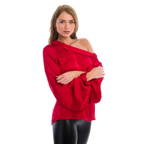 Jenny Red Selyem Blúz Király Beáta Fashion Designer Webáruháza