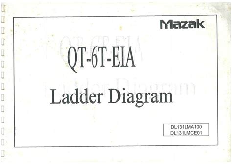 Used Manual For Used Mazak Machine Quick Turn 6t Eia Ladder Diagr