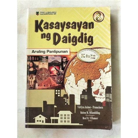 Hot Sale Kasaysayan Ng Daigdig Grade 8 Ap Araling Panlipunan Textbook