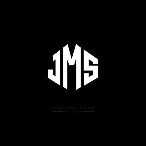 Diseño De Logotipo De Letra Jms Con Forma De Polígono Jms Polígono Y Diseño De Logotipo En