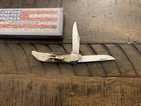 Case Xx Pocket Hunter Knife 52165 Stag Handles Unused Wbox 2020 Ebay
