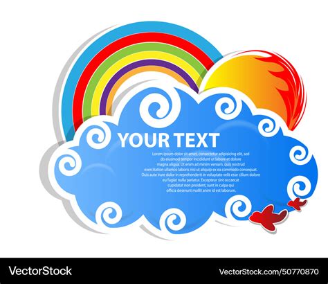 Cloud Background Royalty Free Vector Image Vectorstock
