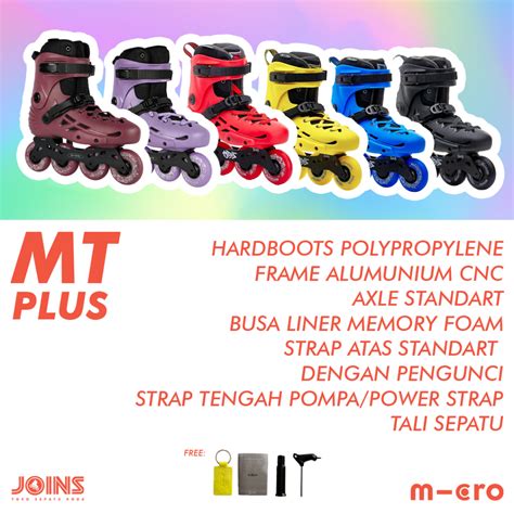 Jual Sepatu Roda Inline Skate Micro Mt Plus Shopee Indonesia