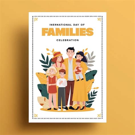 Premium Photo International Day Of Families Poster Design