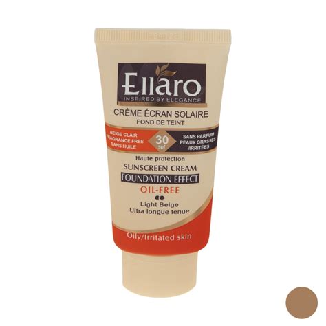 کرم ضد آفتاب الارو سری Foundation Effect مدل Light Beige حجم 40 میلی لیتر