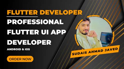 develop a flutter mobile app ui figma to flutter code by sudais javed