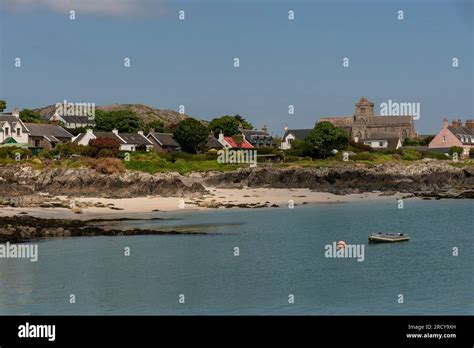 Isle Of Ionaargyll Scotland Uk 6 June 2023 Iona Village And Seafront In The Scottish