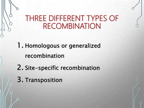 Recombination Model And Cytological Basis Of Crossing Over Pptx