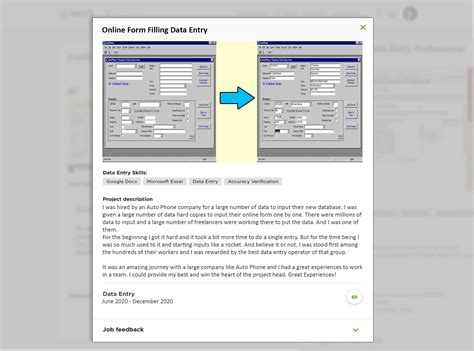 Data Entry Portfolio Samples For Upwork Freelancer Webson Job