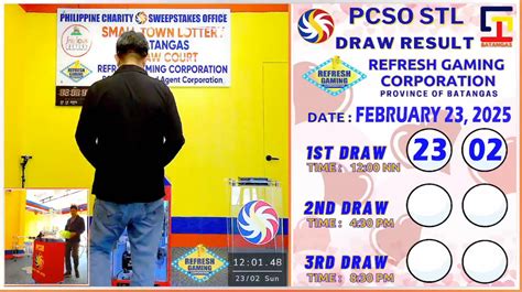 February 24 2025 Stl Batangas 2nd Draw Stlbatangas By Stl