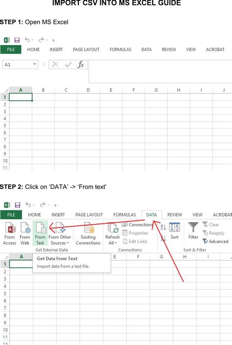 Import Csv Into Ms Excel Guide