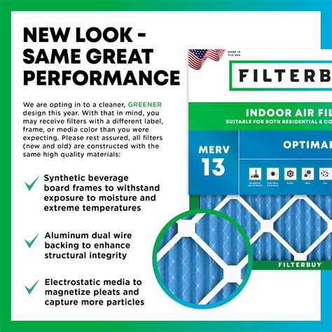 16x25x4 Merv 13 Pleated Air Filter