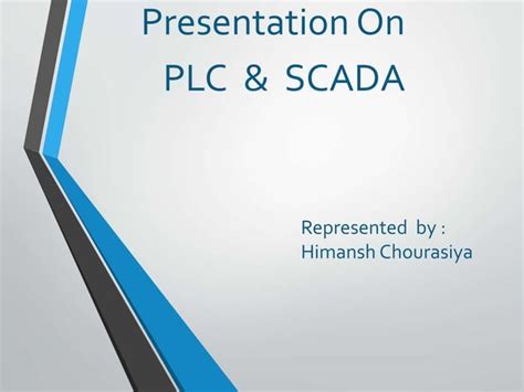 Plc And Scada Pptx Computing Technology And Computing