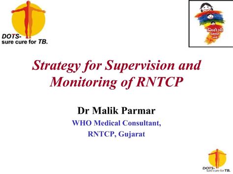 ppt strategy for supervision and monitoring of rntcp powerpoint