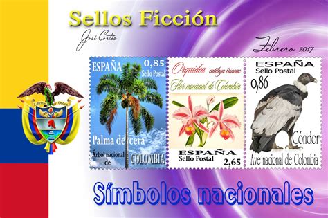 Sellos FicciÓn Colombia Símbolos Nacionales
