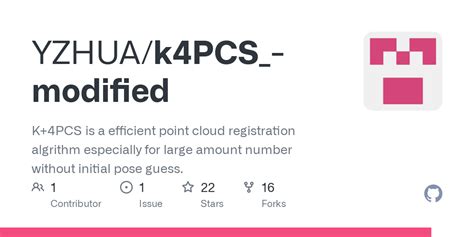 github yzhua k4pcs modified k 4pcs is a efficient point cloud