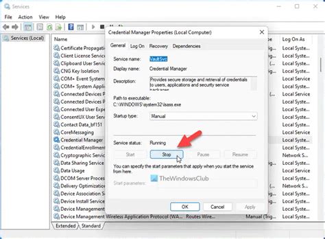credential manager ui host is not responding rdp error