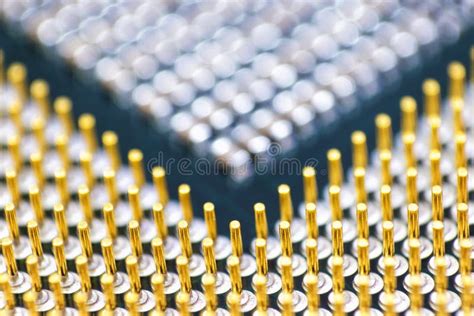 Cpu Pins And Chip Microchip Processor Legs Computer Component Technology Macro Photography