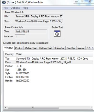 Question On Controls Targeting With AutoIT Info Finder AutoIt General Help And Support