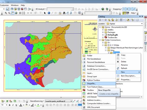 GIS Digitasi Polyline GIS Dan Remote Sensing