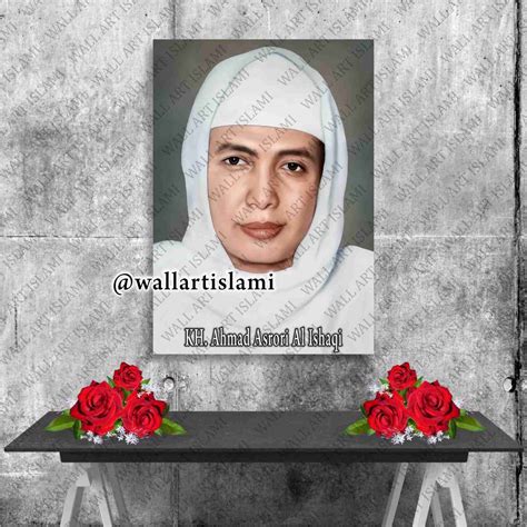 Jual Wall Art Kh Ahmad Asrori Al Ishaqi 02 Sp Shopee Indonesia