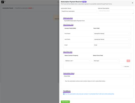fluent forms integration with fluentcrm fluentcrm