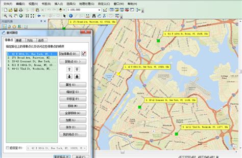练习 2：利用限制和停靠点重新排序查找路径—arcmap 文档