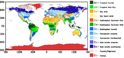 Trewartha Climate Classification Semantic Scholar