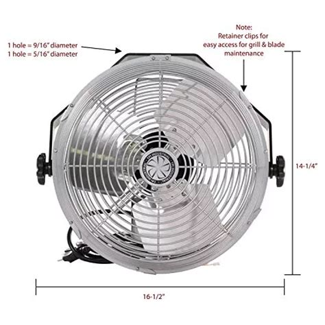 Ventilador Industrial Tpi Corporation U12 Te 12 120v