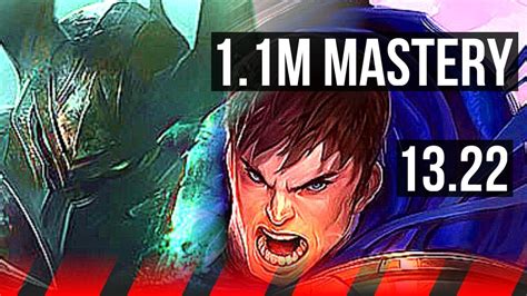 MORDEKAISER Vs GAREN TOP 1 1M Mastery 400 Games NA Master 13