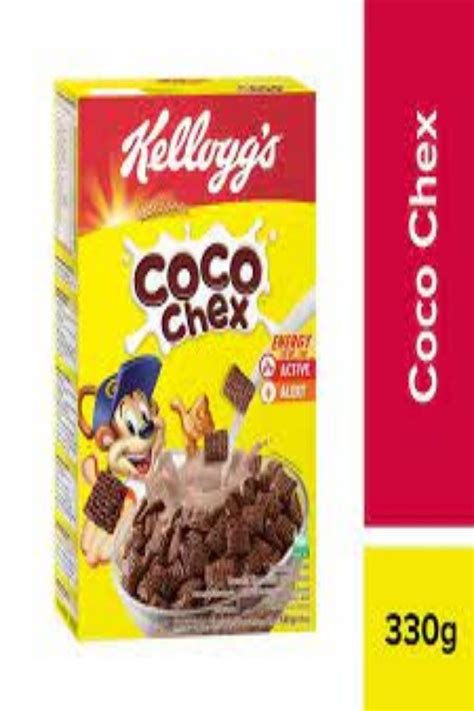 Kelloggs Coco Chex 330g Chex Kelloggs Pops Cereal Box