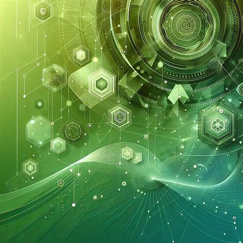 Green Gradient Lines Background Green Gradient Geometric Background