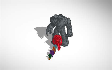 3d Design Doom Enemies Tinkercad