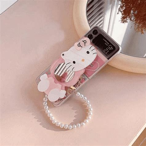 고양이거울케이스z플립 플립 우정케이스 커플케이스 핸드폰케이스 귀여운케이스 Z플립3 Z플립4 Z플립5 Z플립6 생일선물 폰케이스 스트랩케이스 스마트톡케이스 미러케이스