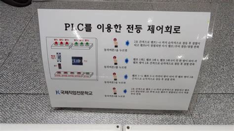 Plc를 이용한 전등제어 회로국제직업전문학교 전기실습 작품 네이버 블로그