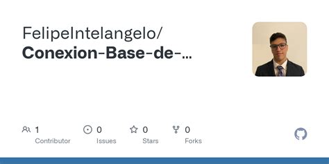 Github Felipeintelangeloconexion Base De Datos Mysql